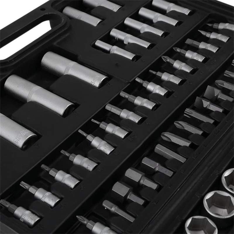 Socket Wrench Set with Storage Box - 94 Parts