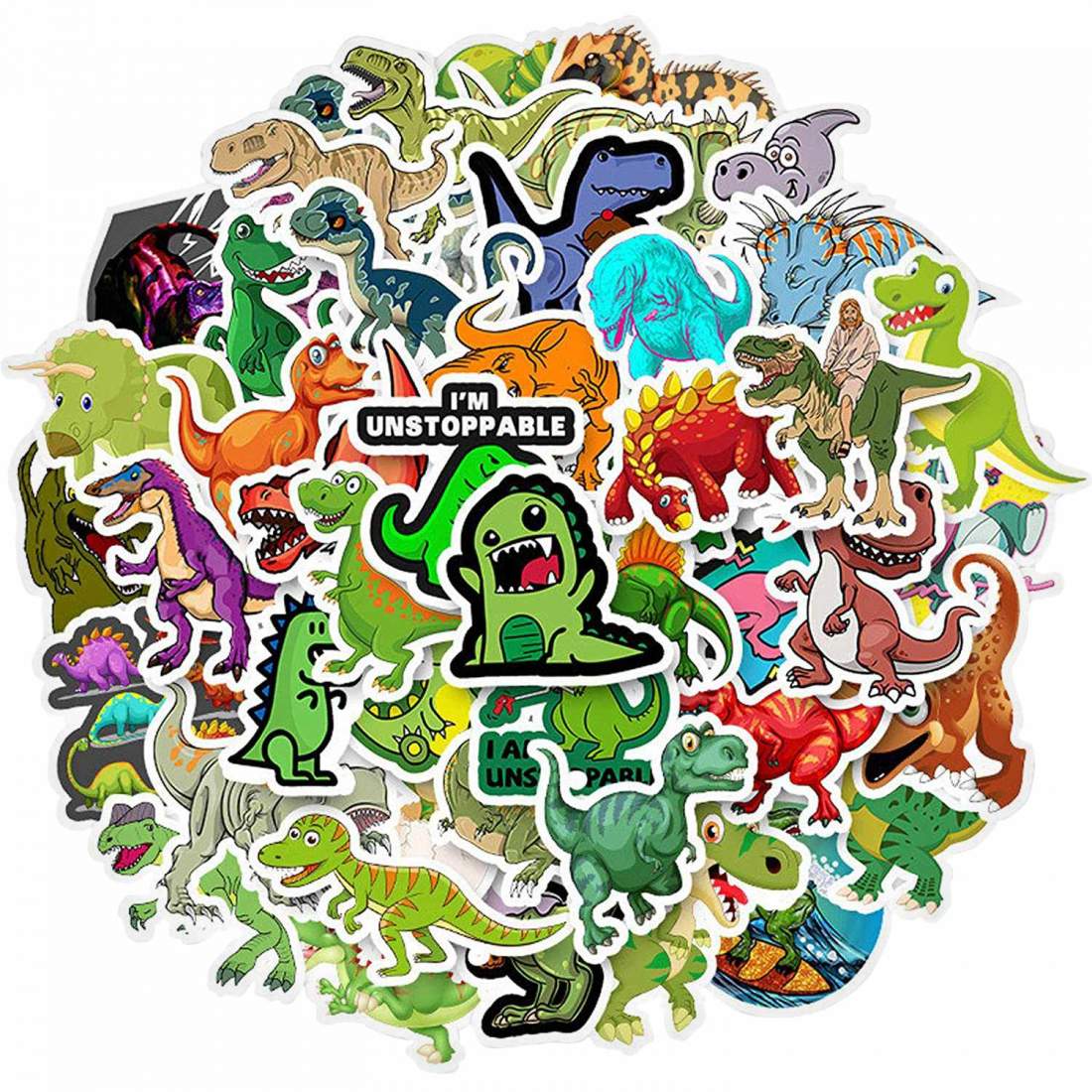 50x Stickers and Decals - Dinosaurs