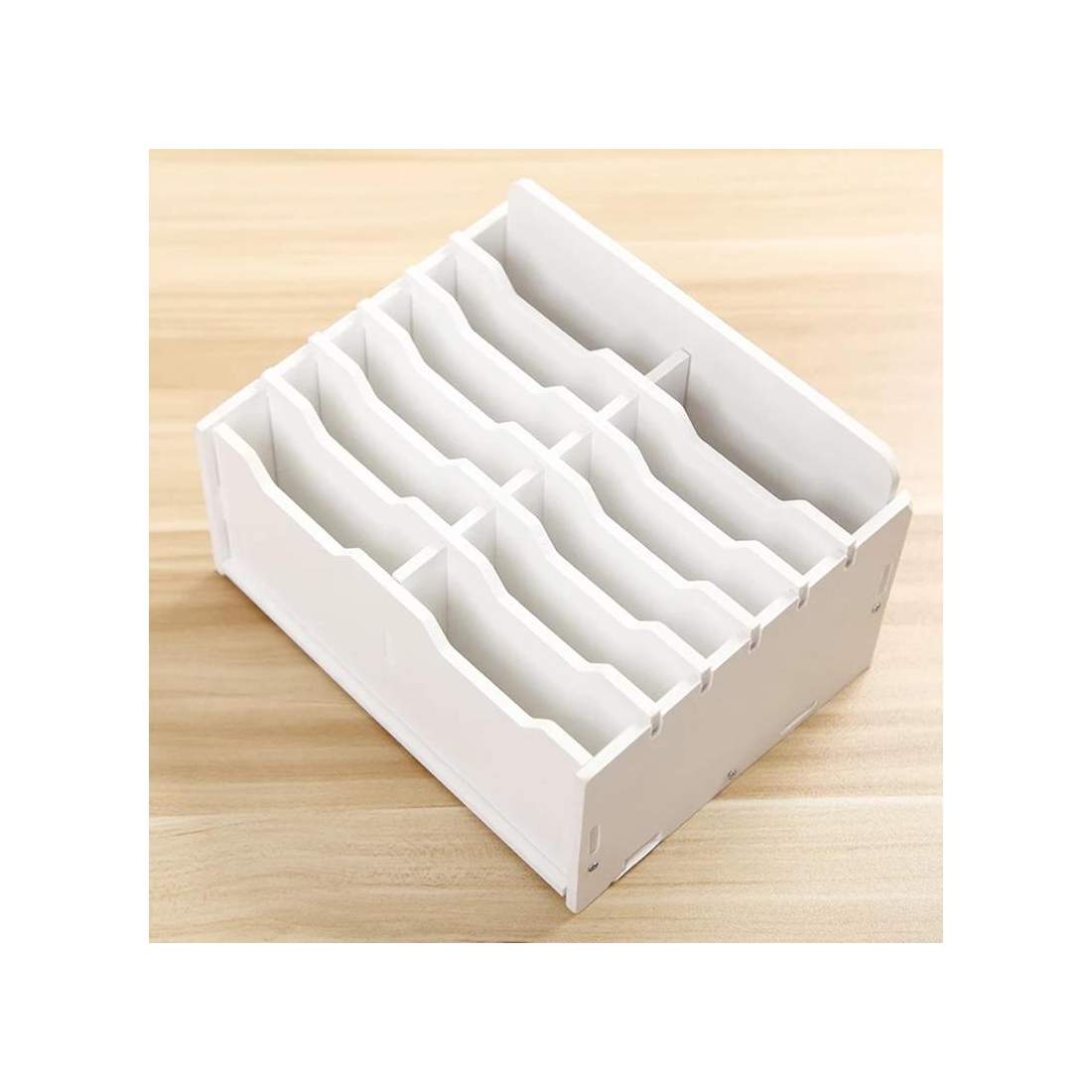 Mobile Stand with 12 Compartments - White