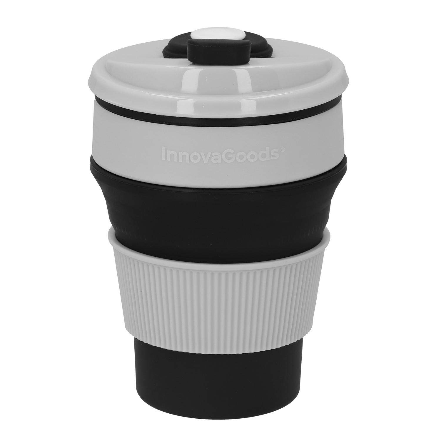 Foldable Mug with Lid - Silicone