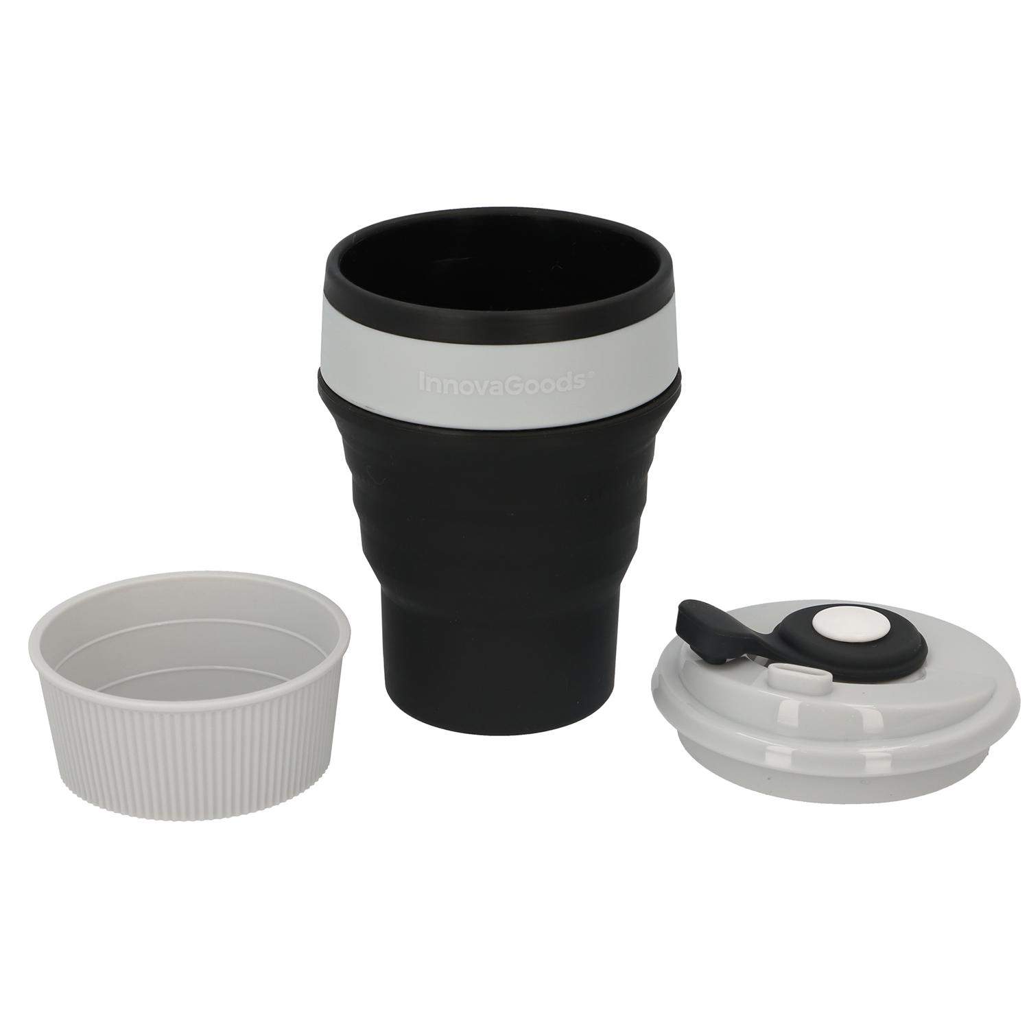 Foldable Mug with Lid - Silicone