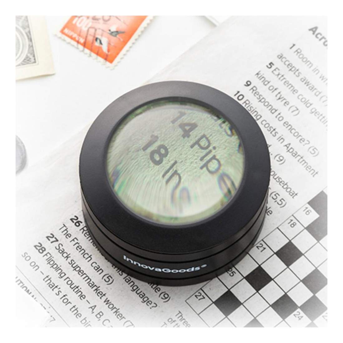 Lupp med LED-lampa - 5x Förstoring