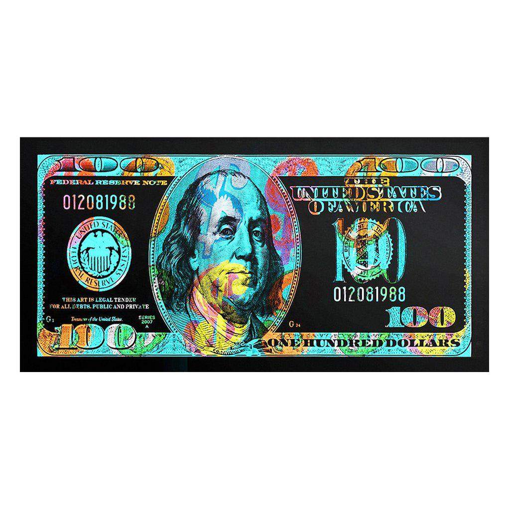 Canvas Poster, 50 x 100 cm - 100 Dollars - No. 3 | eStore