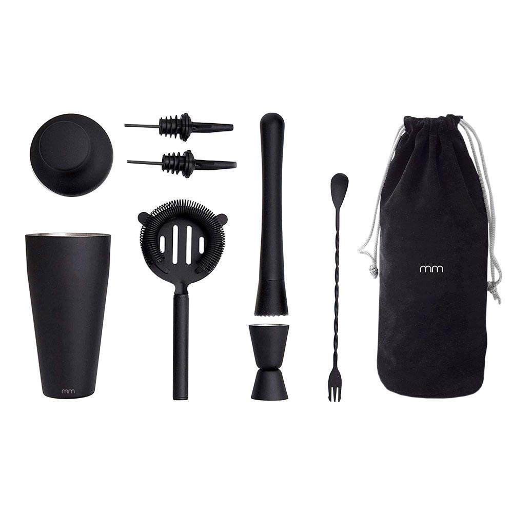 Cocktail Shaker Set - Matte Black | eStore