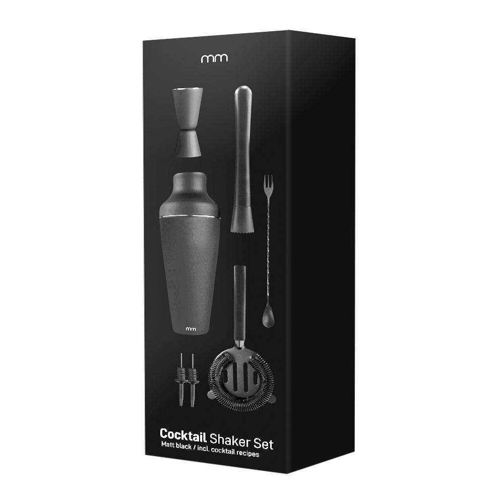 Cocktail Shaker Set - Matte Black | eStore
