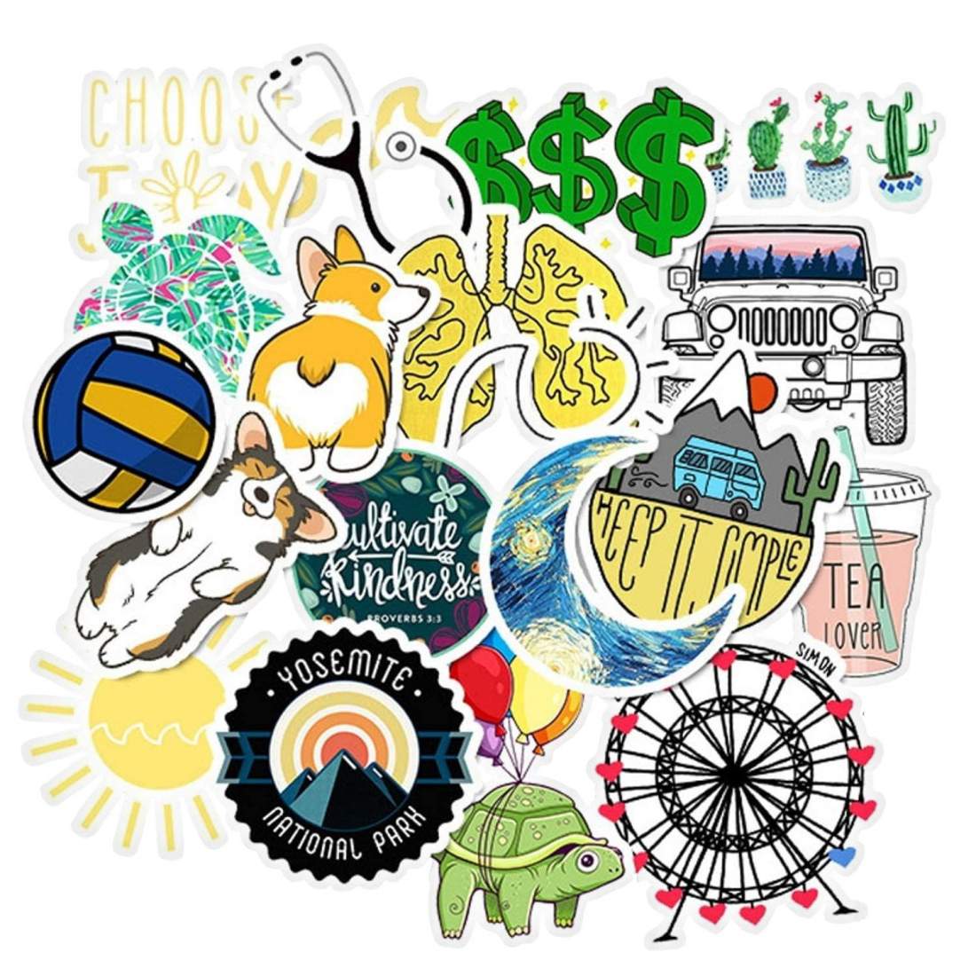 50x Stickers and Decals - VSCO No. 1 | eStore