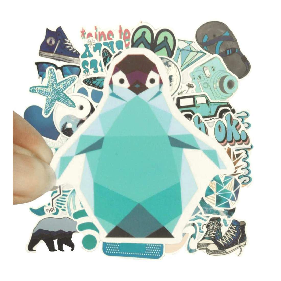 50x Stickers and Decals - VSCO Light Blue | eStore