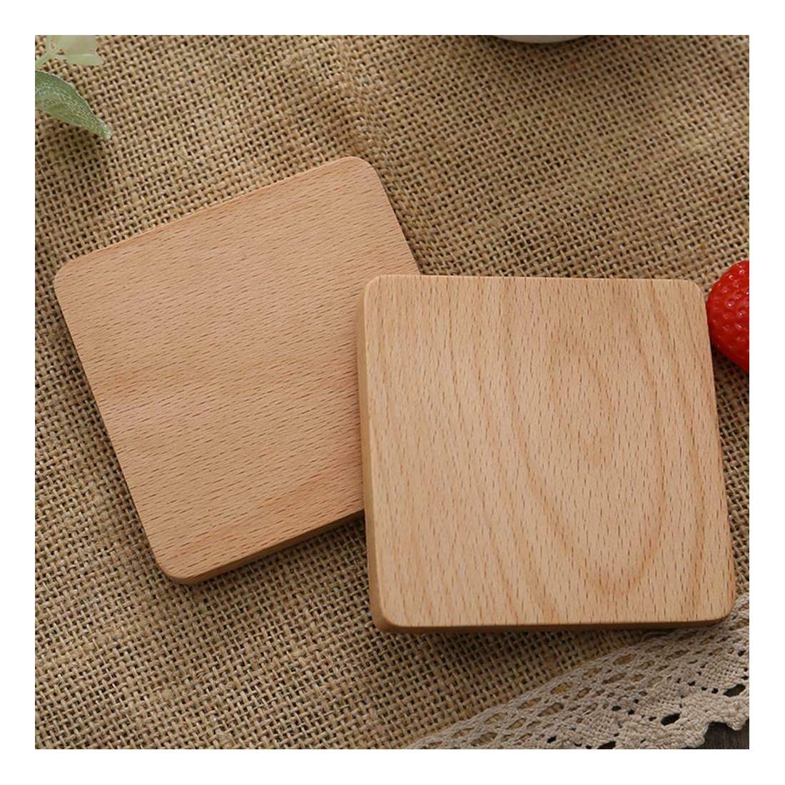 Coaster, Light Wood - Square - No. 1 | eStore