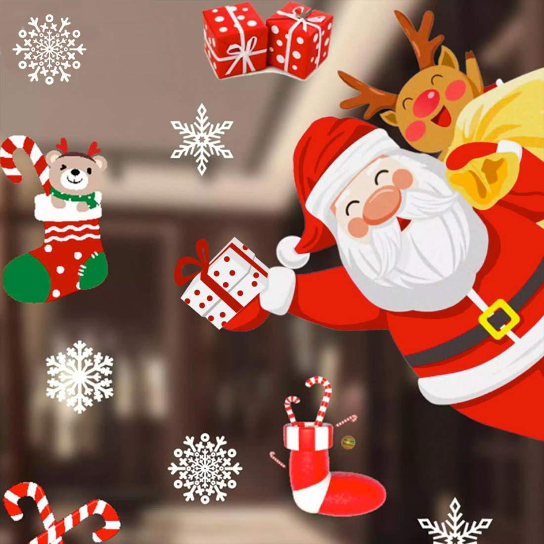 2x Sheets of Large Stickers - Christmas | eStore