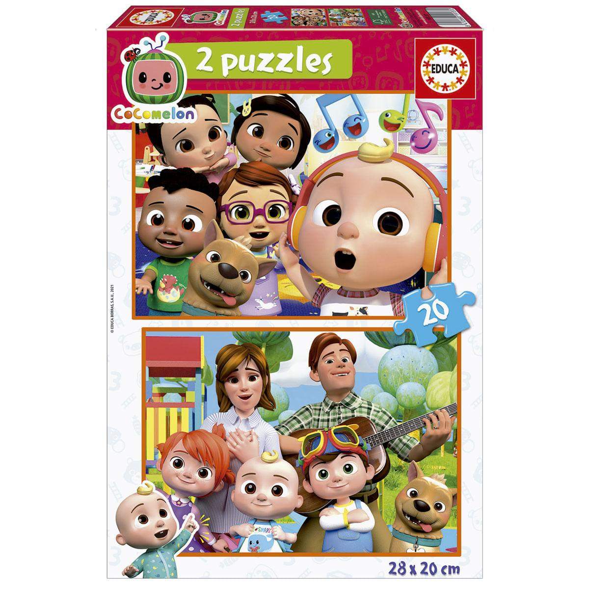 CoComelon, Puzzle - 2 x 20 Pieces