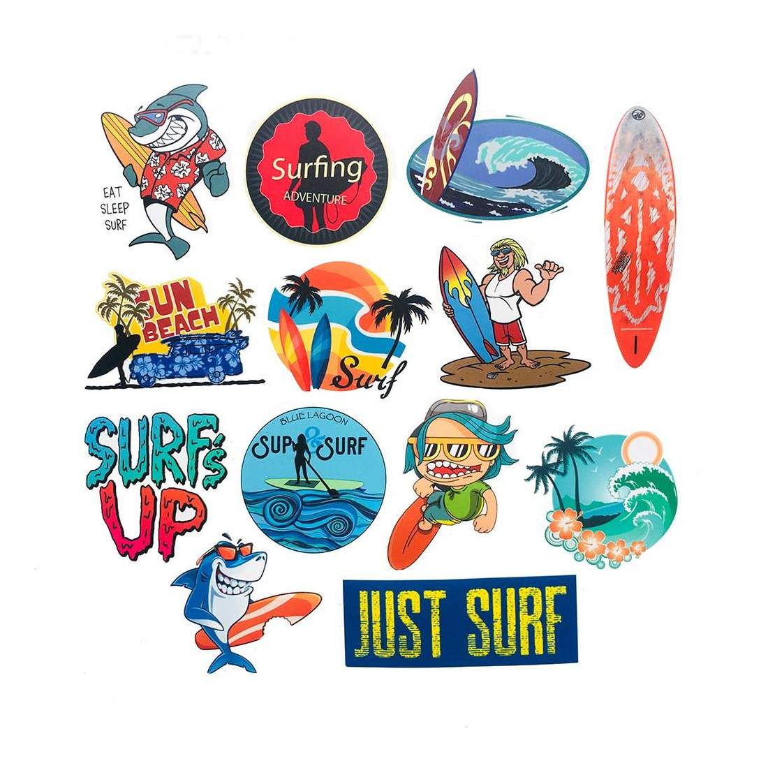 Pack of Stickers - Surfing | eStore