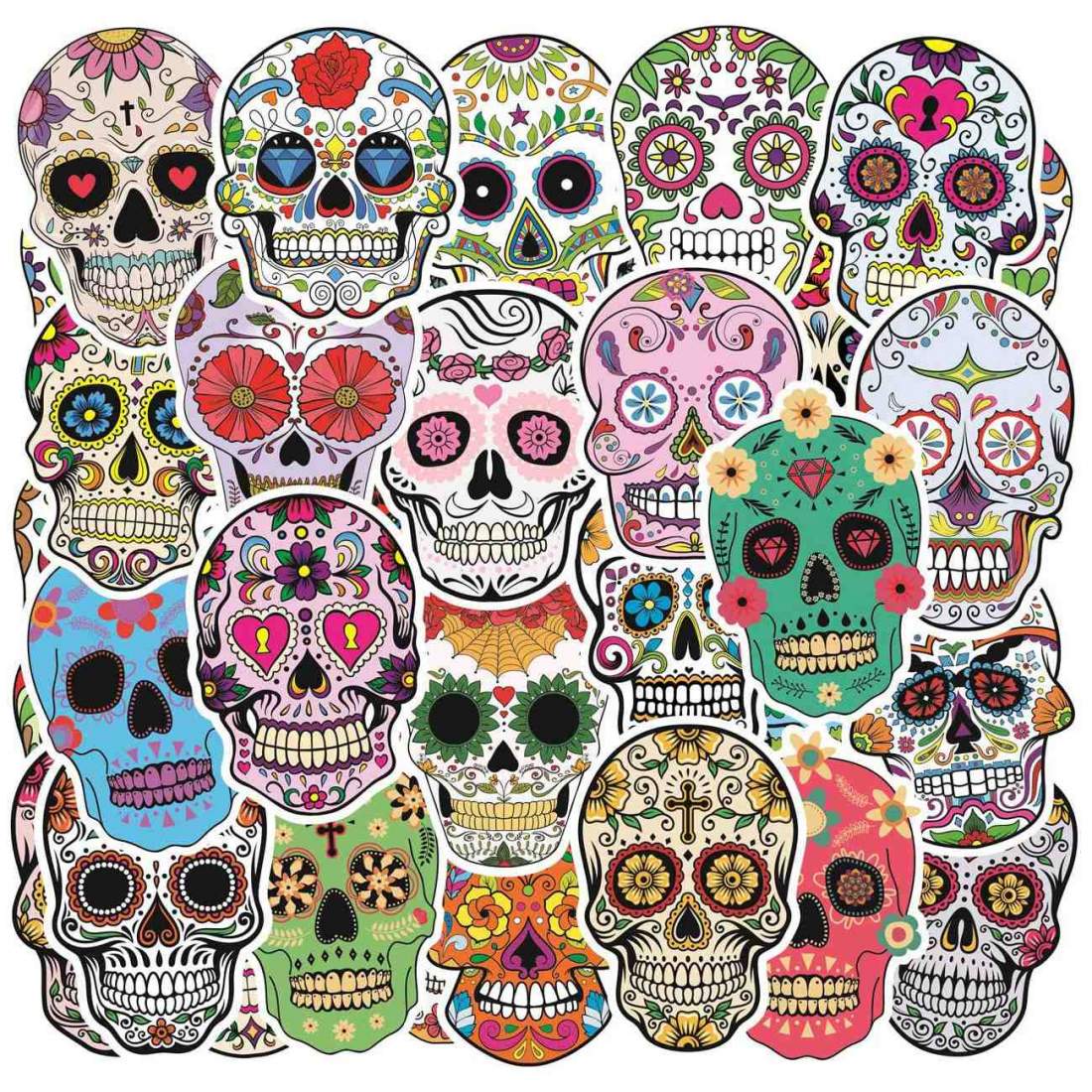 Pack of Stickers - Sugar Skulls
