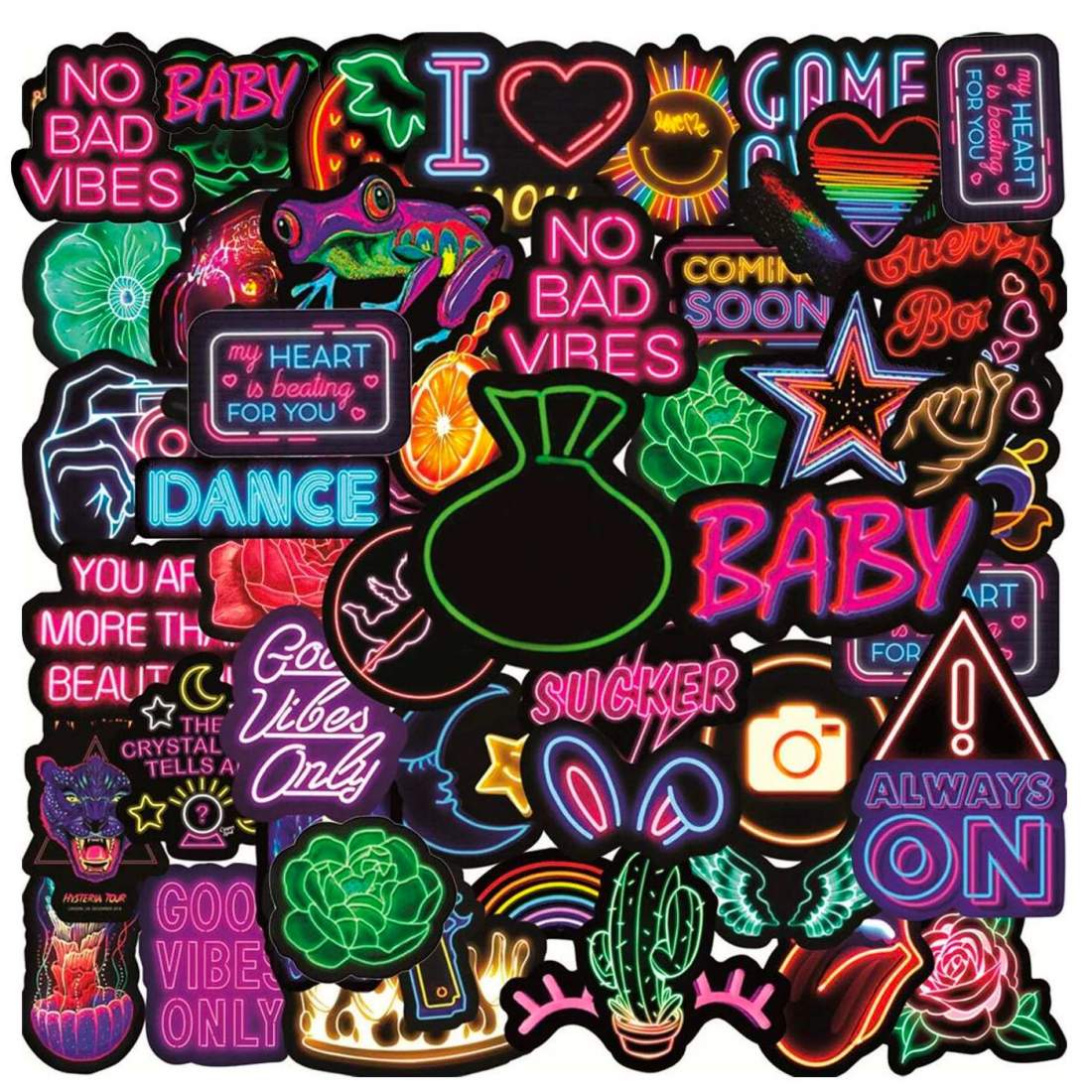 Pack of Stickers - Neon Sign | eStore