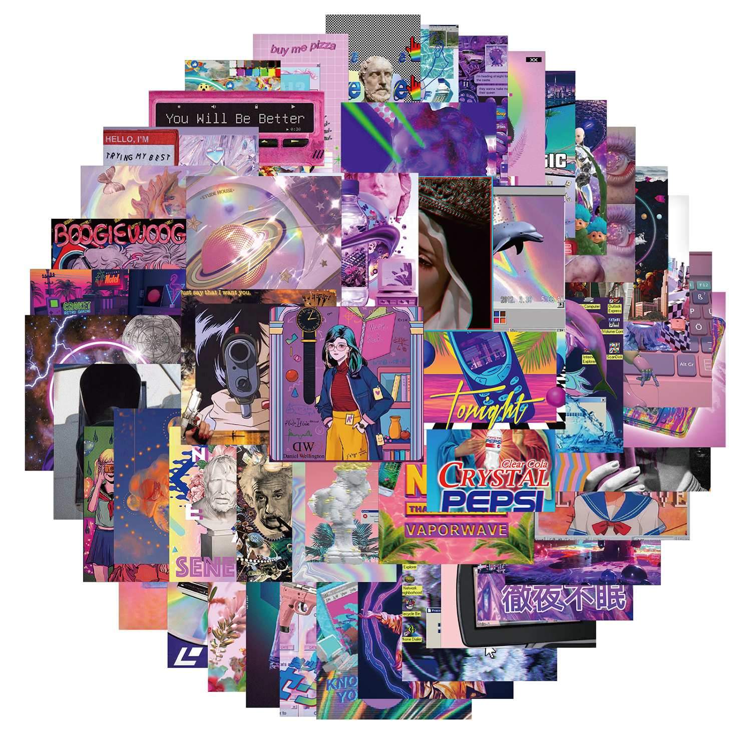 Pack of Stickers - Aesthetic | eStore