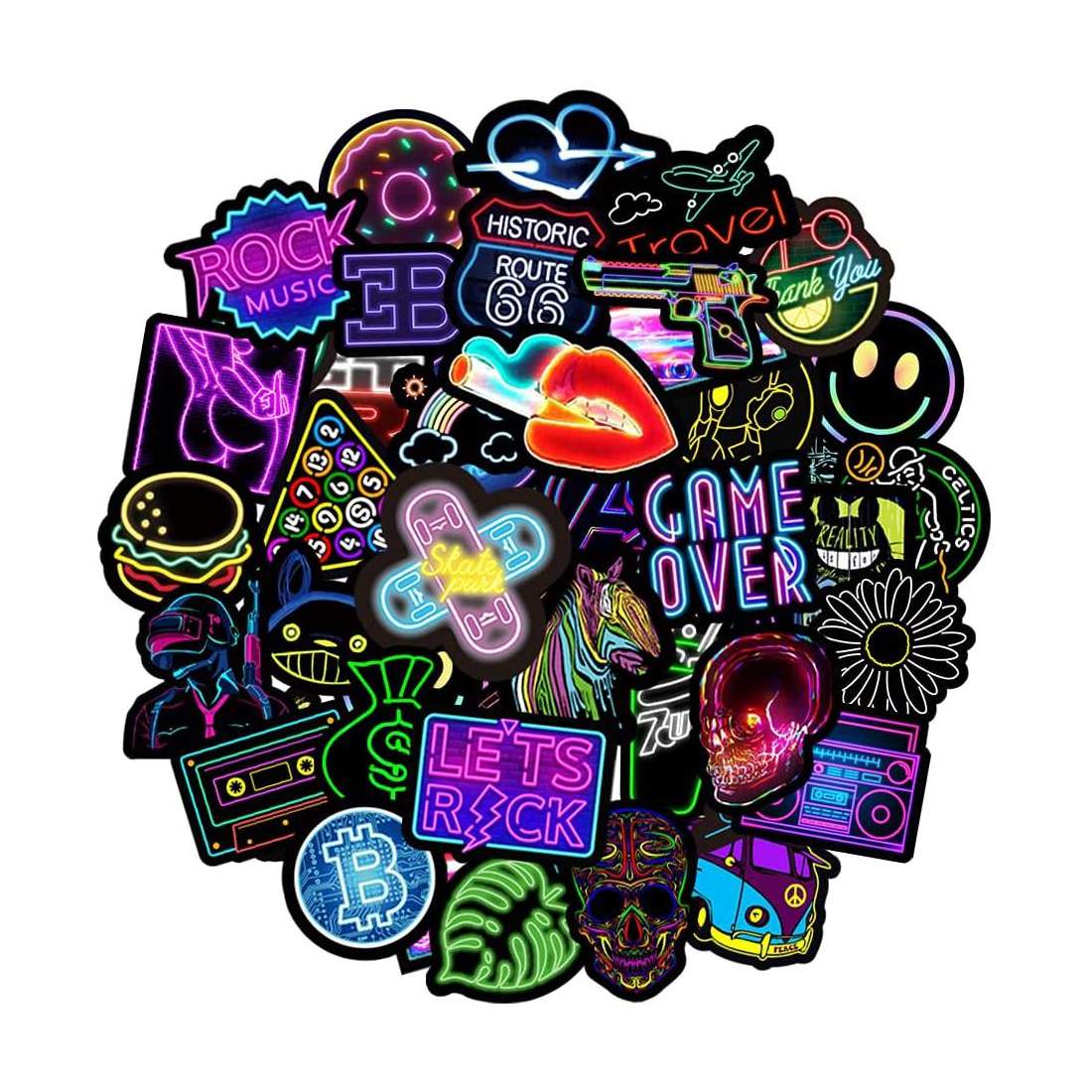 Pack of Stickers - Neon 3 | eStore