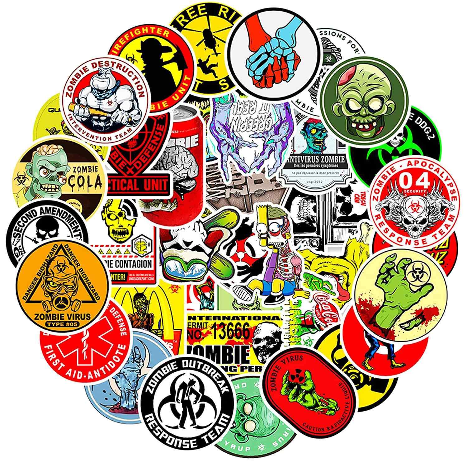 Pack of Stickers - Zombie