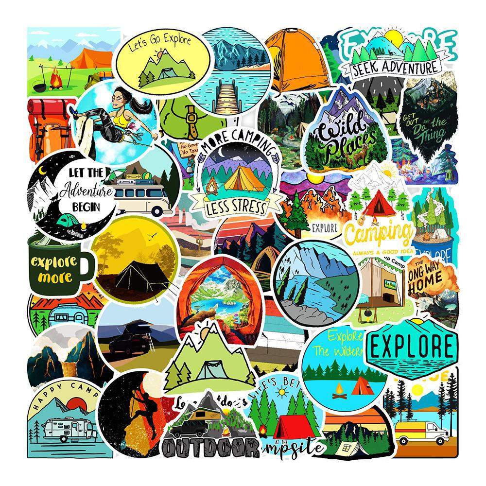 Pack of Stickers - Camping