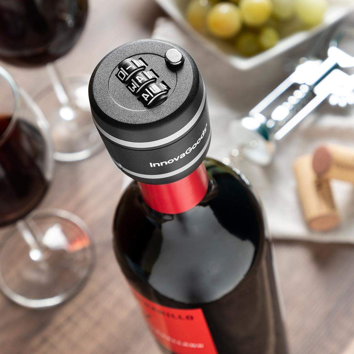 Security Lock for Wine Bottles