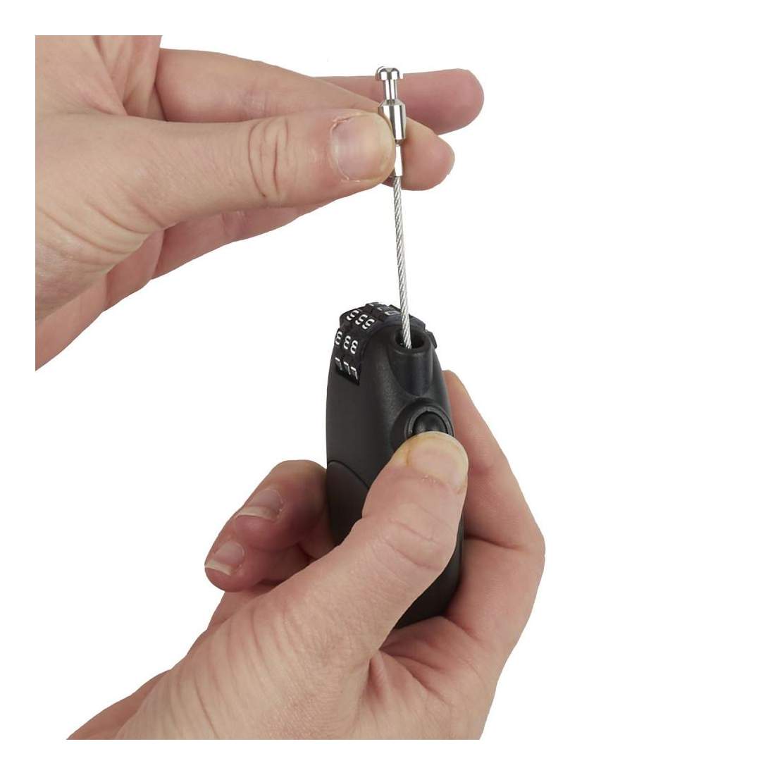 Combination padlock with extendable wire | eStore