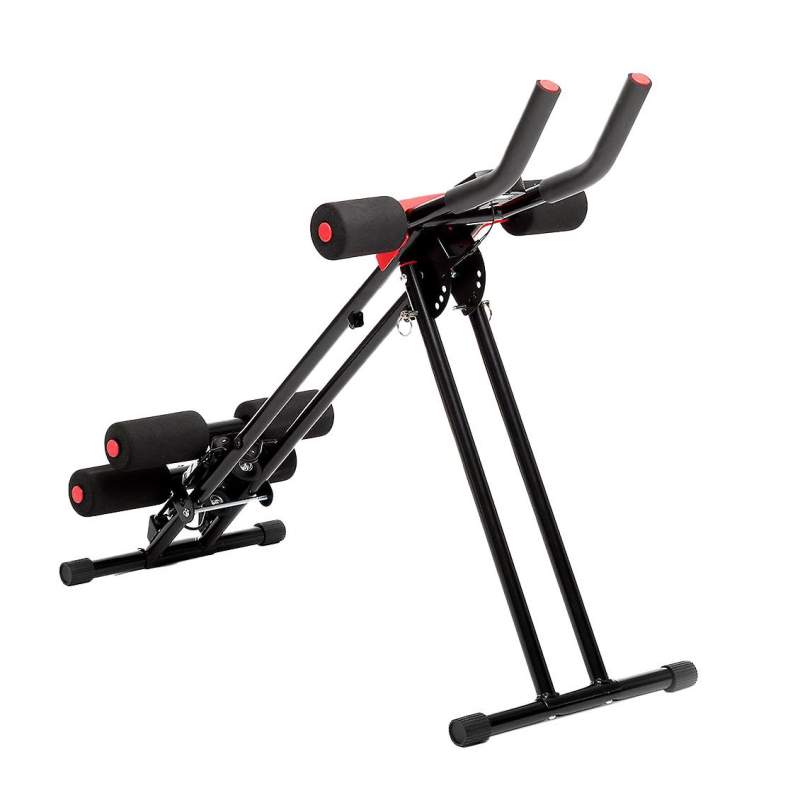 Folding Stomach Machine with Exercise Guide