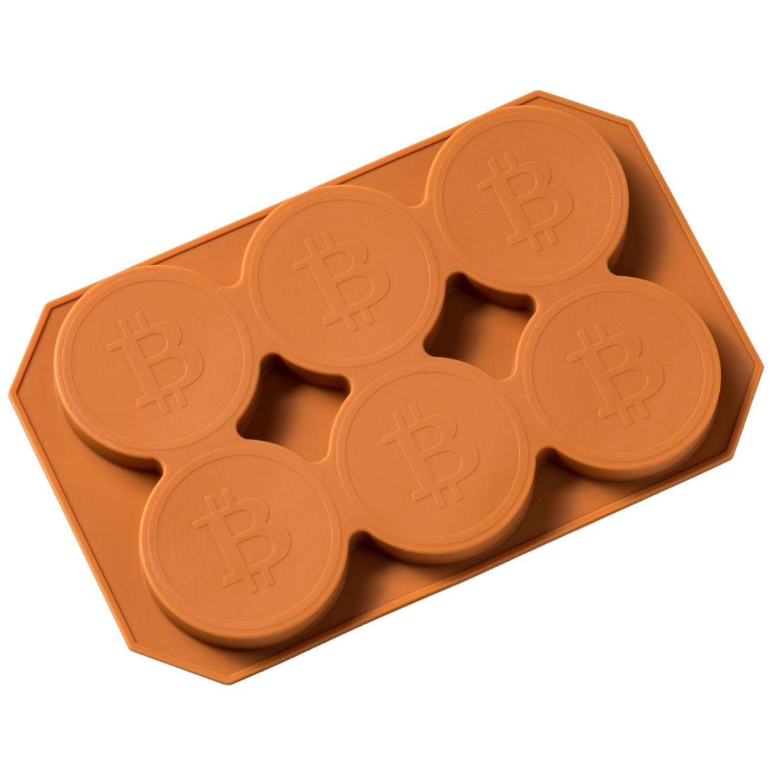 Silicone mold for Ice cubes and Chocolate - Bitcoin