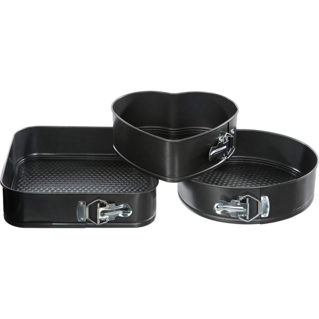 Baking tins in different shapes - 3 spring tins | eStore