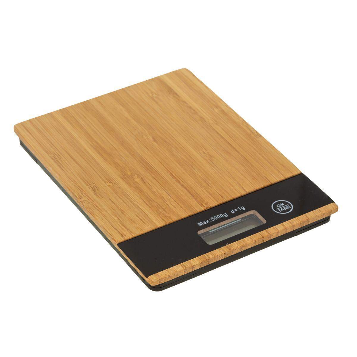 Digital kitchen scale - bamboo