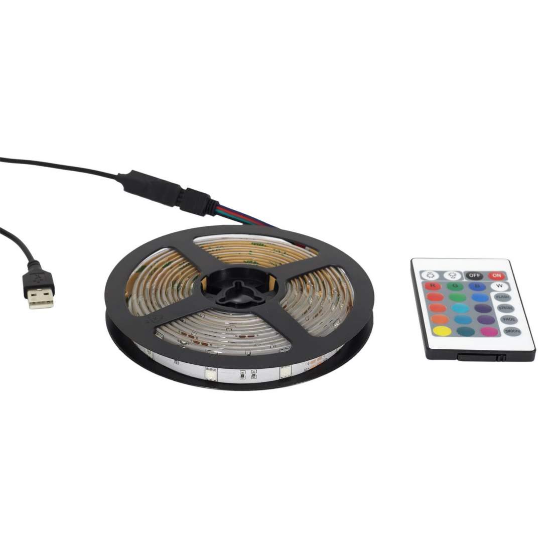 LED strip with Remote Control - RGB - 5 Meters