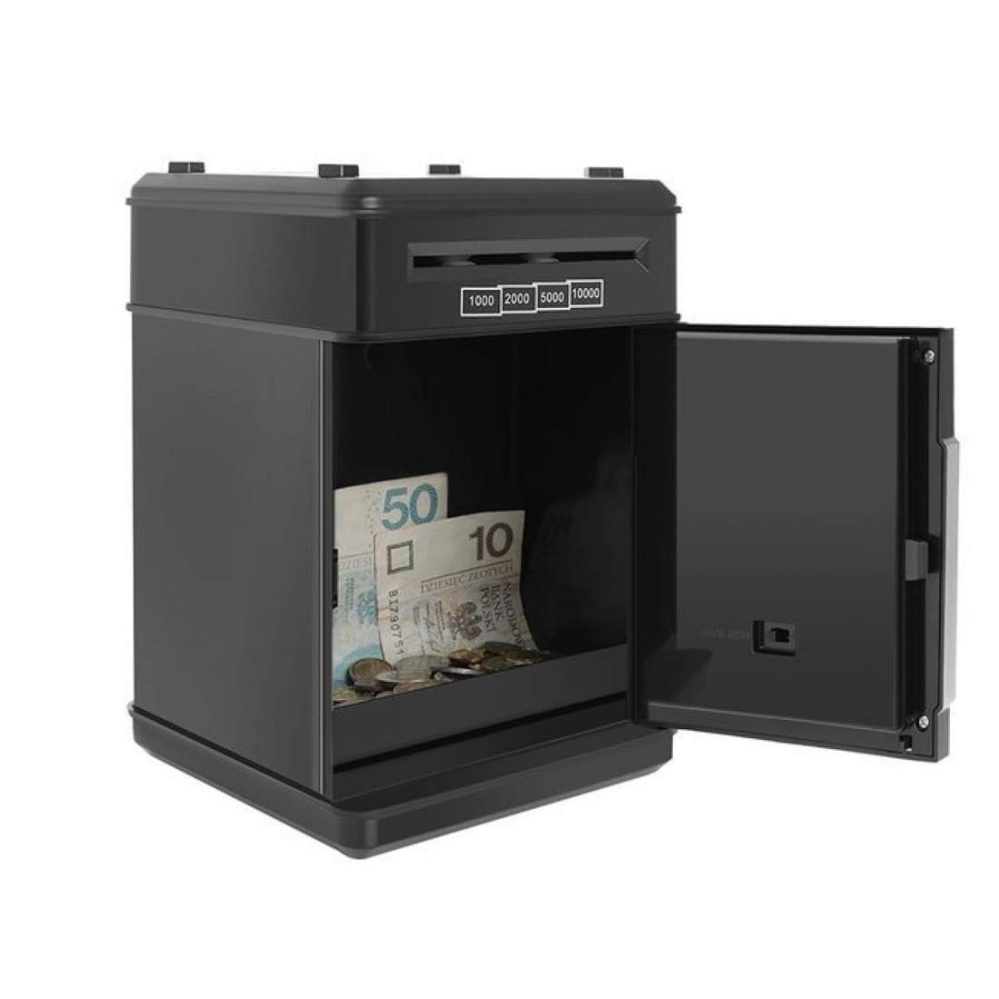 Elektronisk pengeskab med lys- og lydeffekter