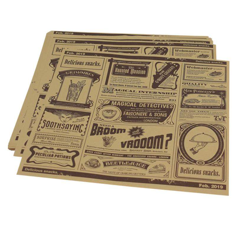 25x Wax papers for food | eStore