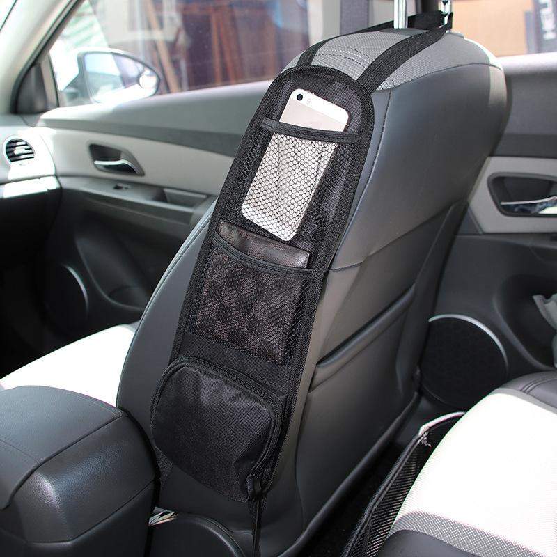 Car storage for the front seat