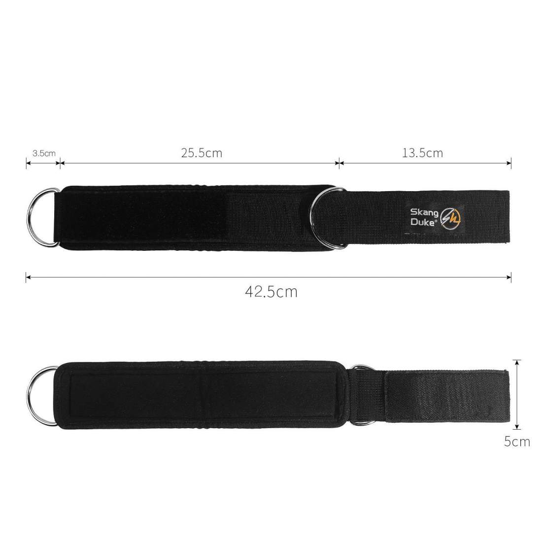 2x Ankelstropper, Gym - Sort