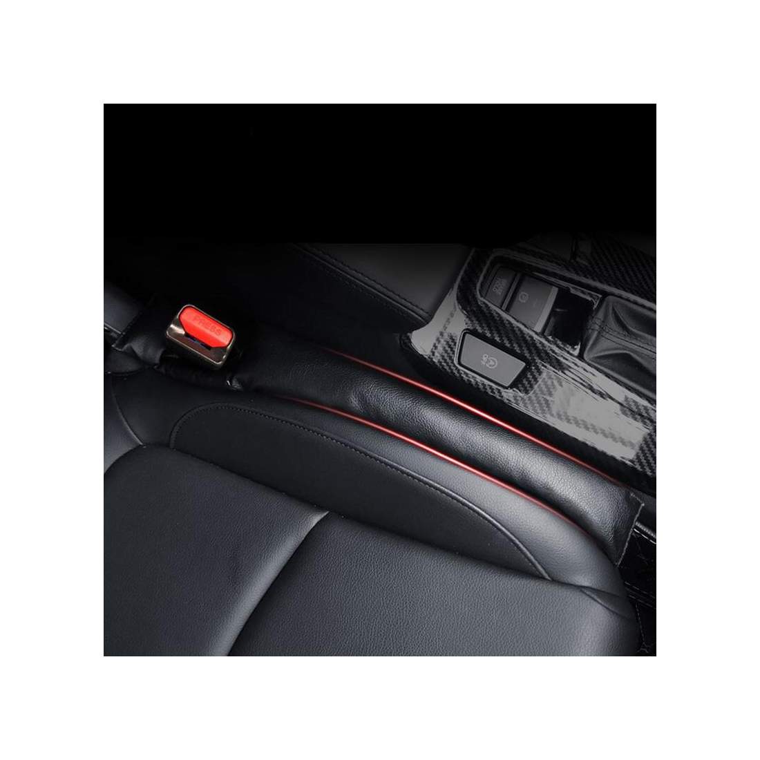 2x Gap Inserts for Car Seat - Black