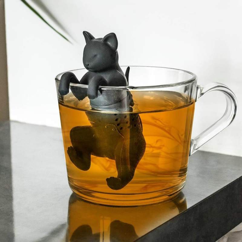 Tea strainer in Silicone - Cat | eStore