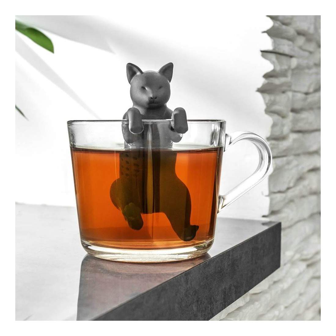 Tea strainer in Silicone - Cat | eStore