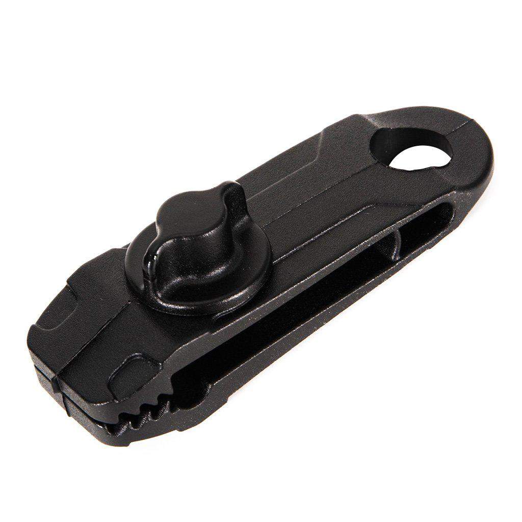 10x Clamps for Tarpaulins, Awnings and Tents - Black