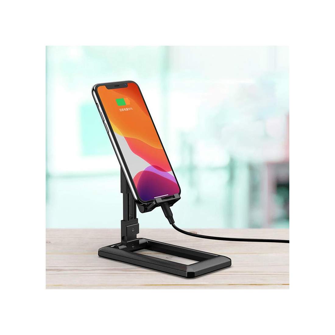 Collapsible Mobile Holder - Black | eStore
