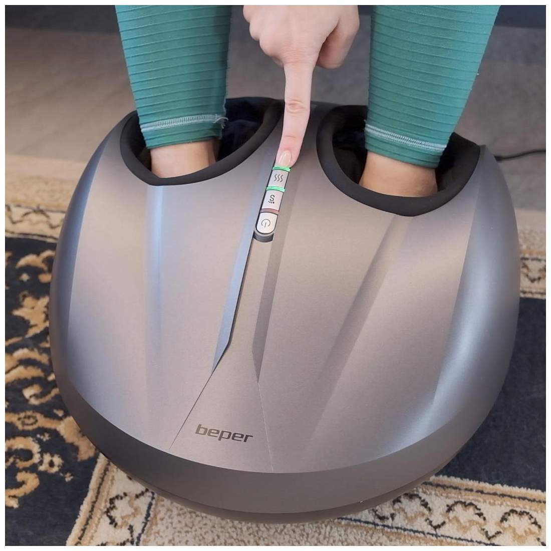 Fodmassageapparat med Heat - 3 massageprogrammer