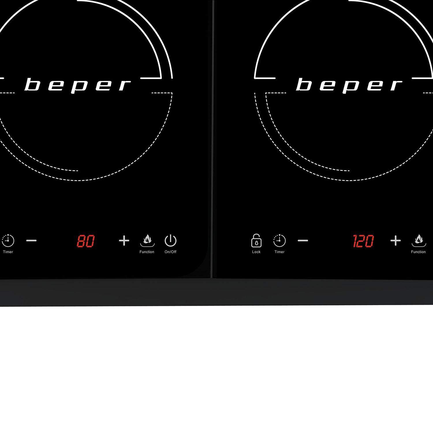 Induction hob with 2 Plates