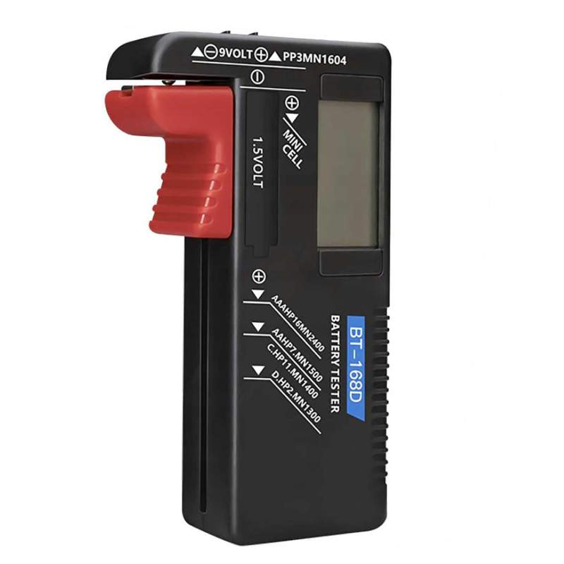 Battery tester with LCD