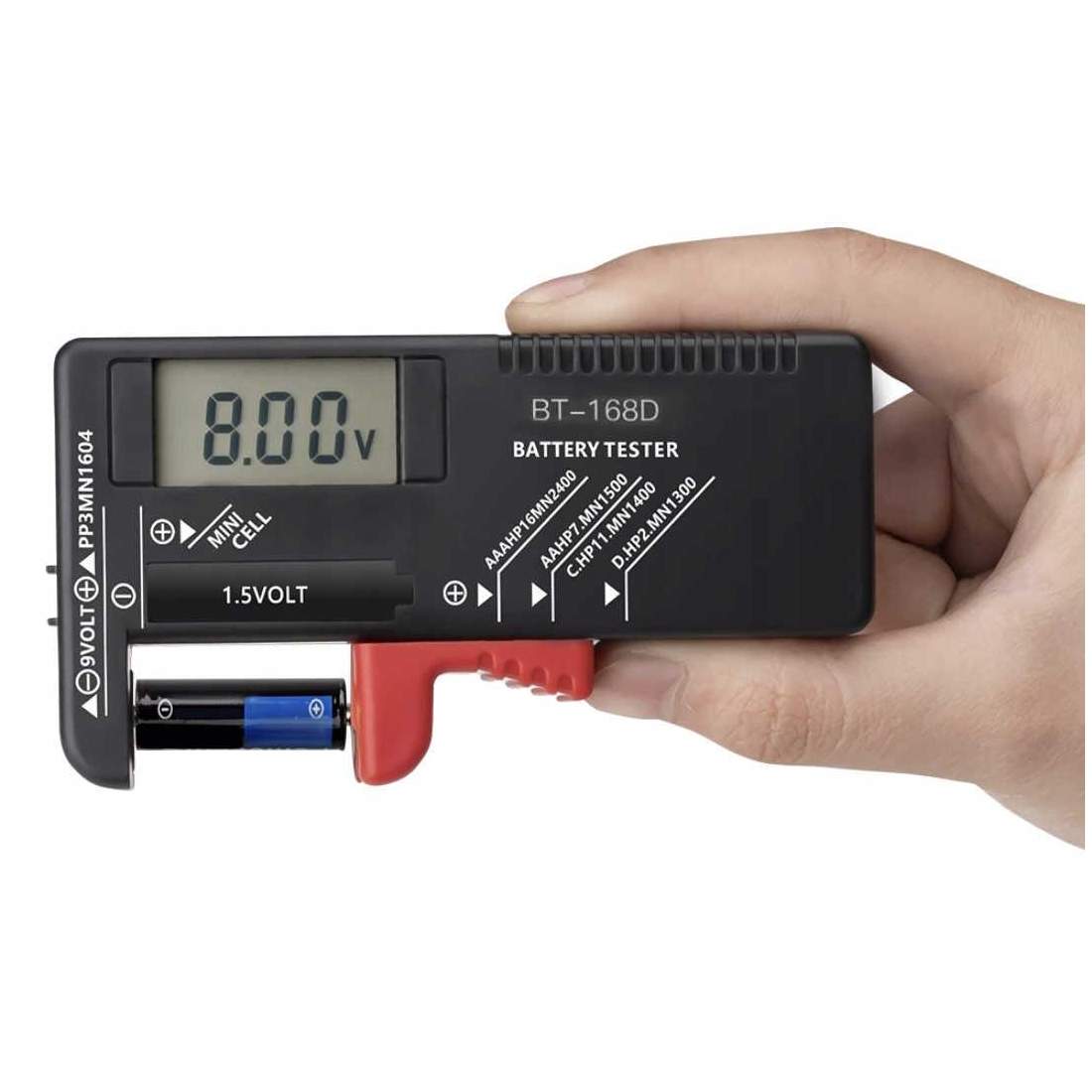 Battery tester with LCD